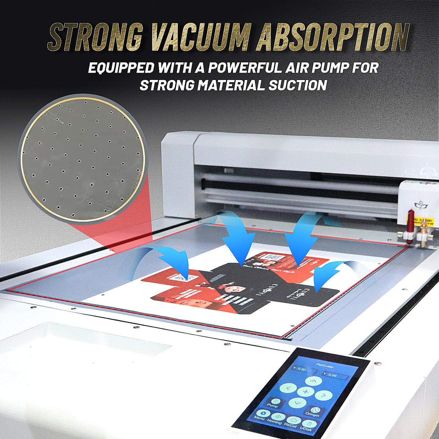 CUYI Double Blade Flatbed Cutter Plotter(P5035DC) A3+