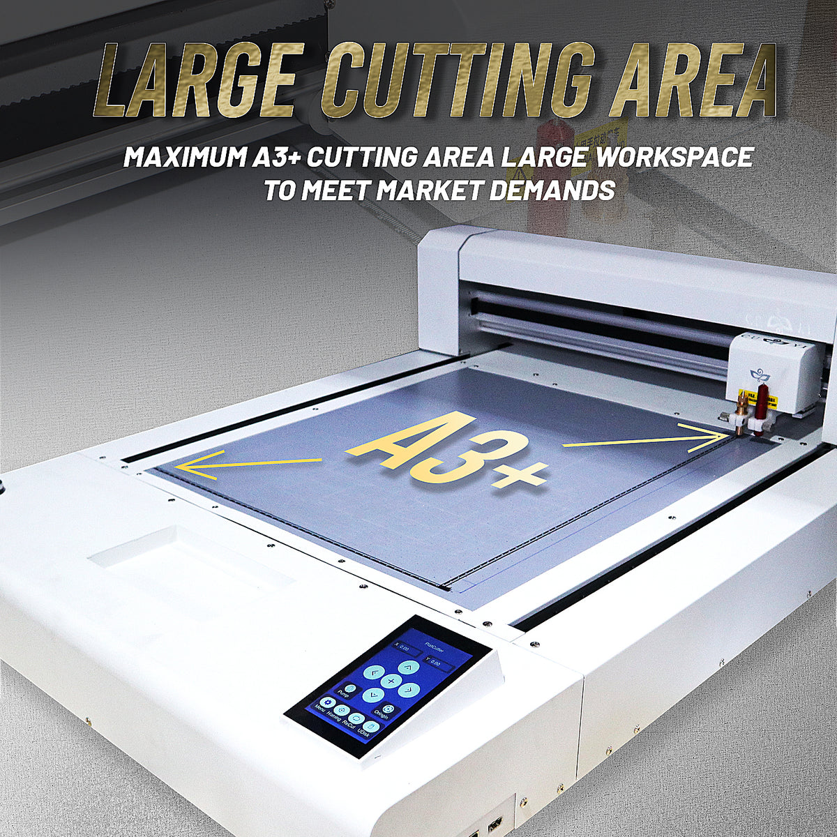 CUYI Double Blade Flatbed Cutter Plotter(P5035DC) A3+