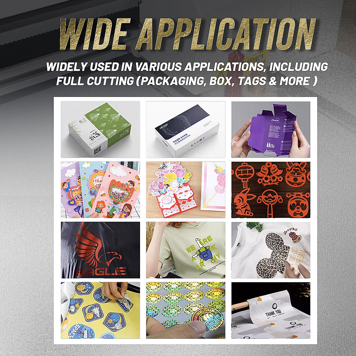 CUYI Double Blade Flatbed Cutter Plotter(P5035DC) A3+