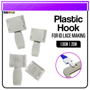 100pcs Id Hook For Lace Lanyard Making G-Hook Ordinary Plastic Trapezo