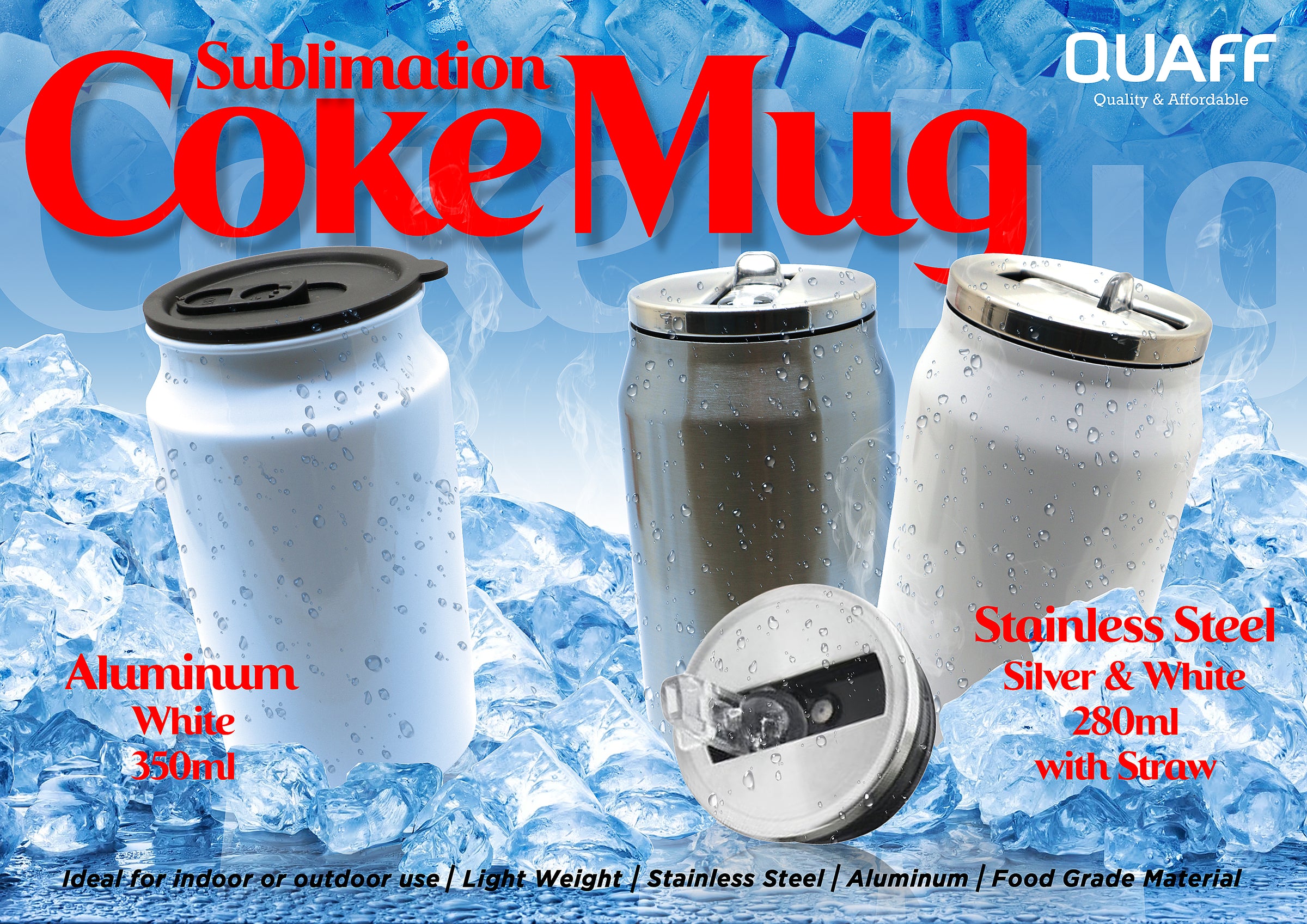 Quaff Coke Mug Sublimation Coated