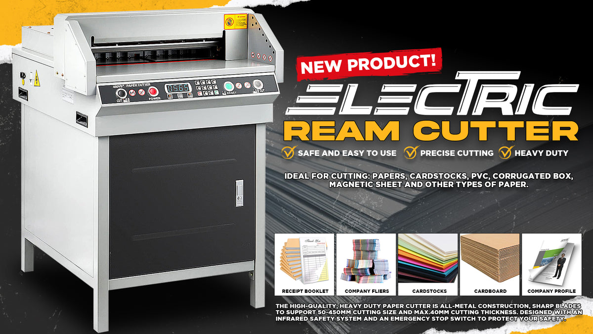 Electric Programmed Ream Cutter Machine (450mm/18in) FN-G450VS+