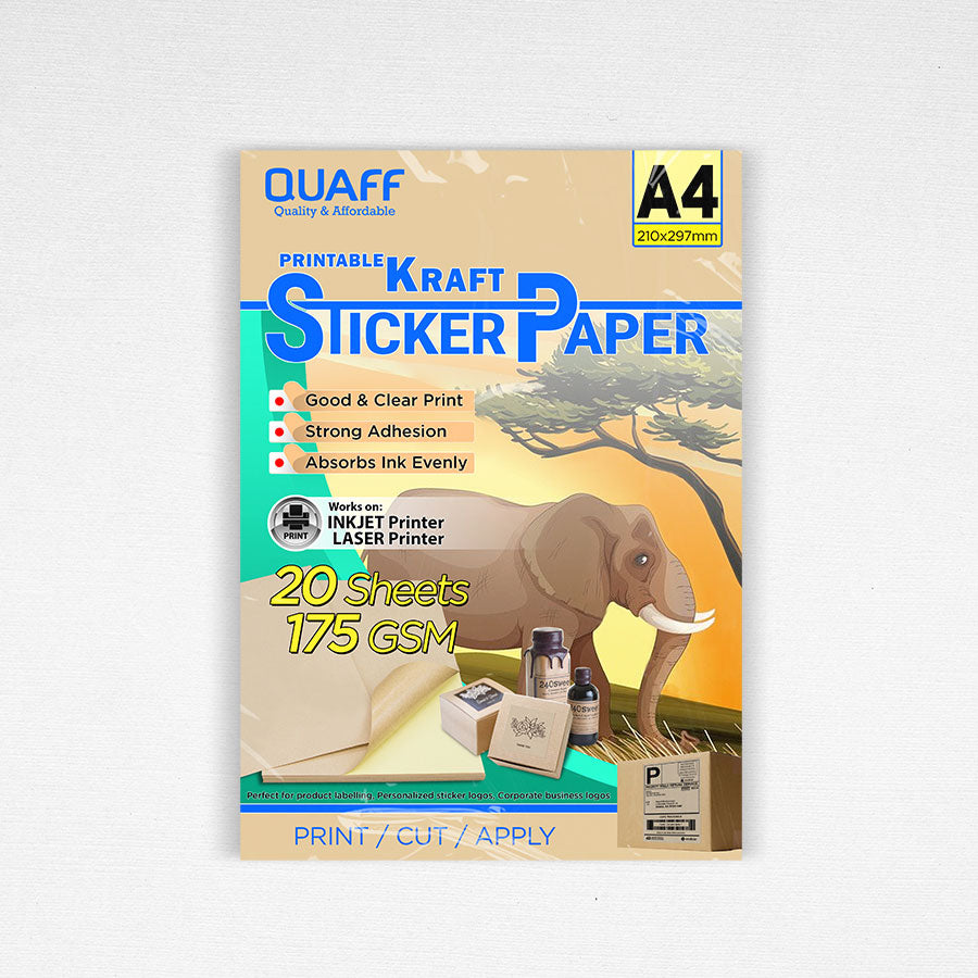 Kraft Sticker Paper