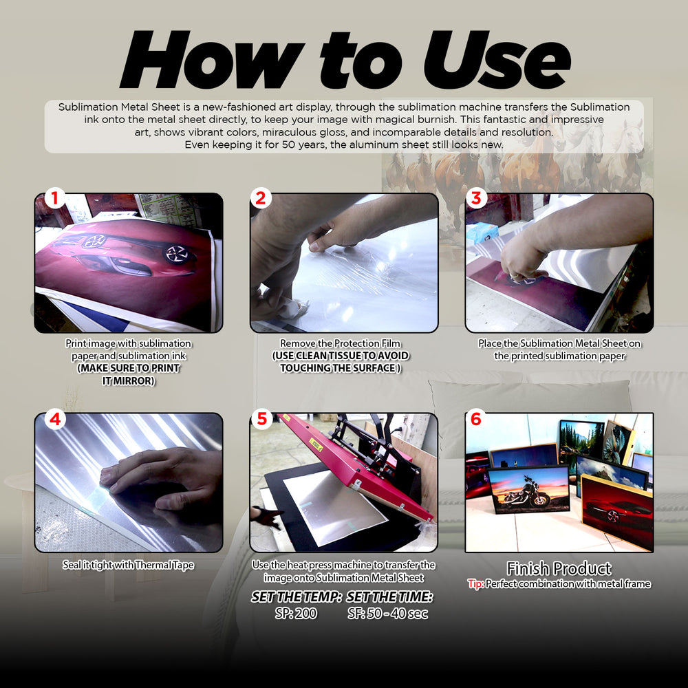Sublimation Metal Sheet