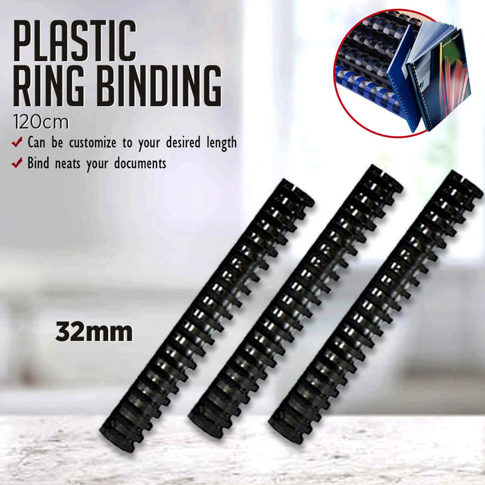Plastic Ring Binding 120cm (84 RING) (10pcs)