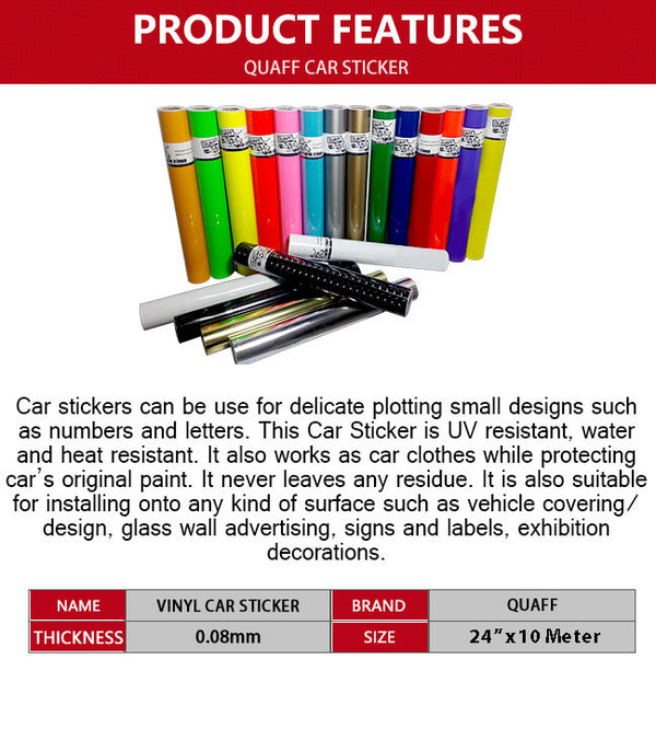 QUAFF Car Sticker PVC