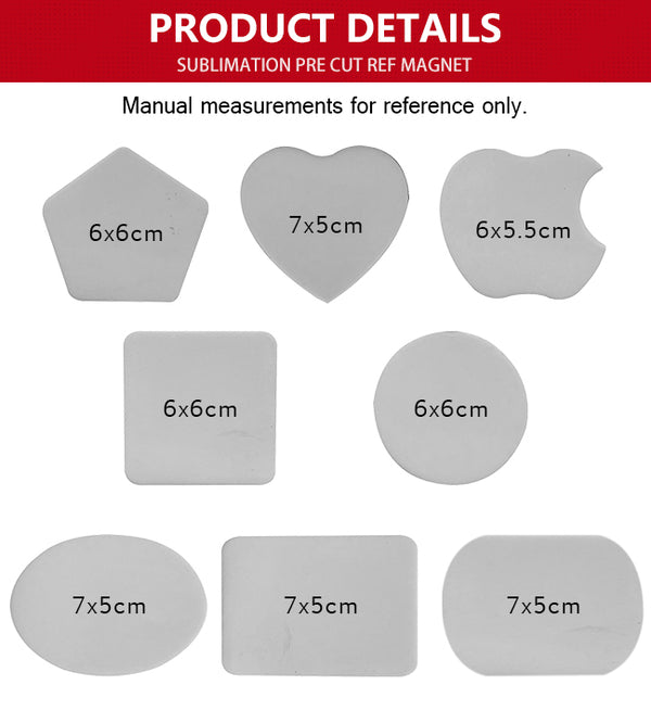 Sublimation Ref Magnets (Pre-Cut)