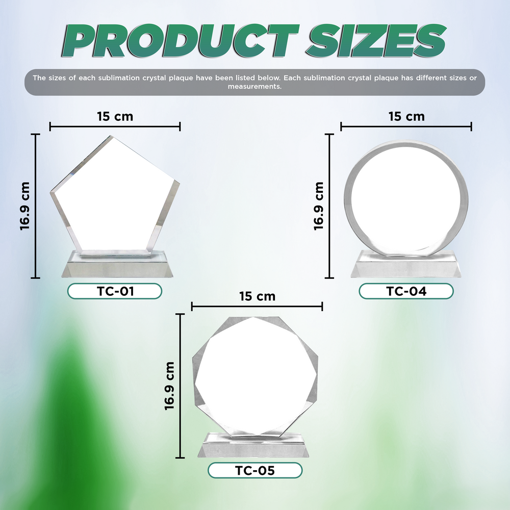 Sublimation Crystal Plaque