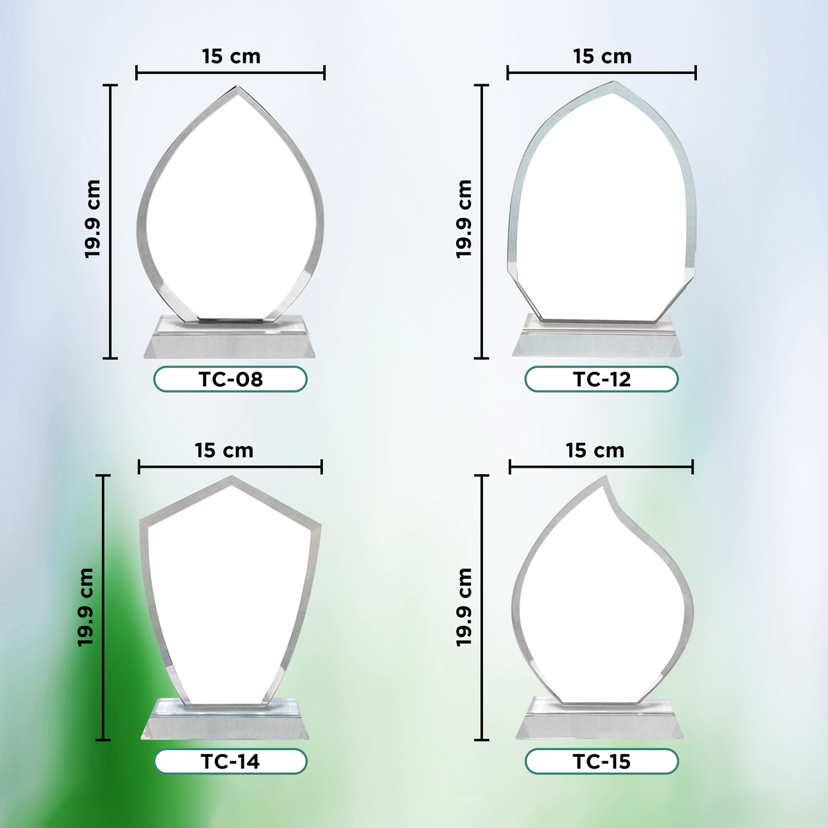 Sublimation Crystal Plaque