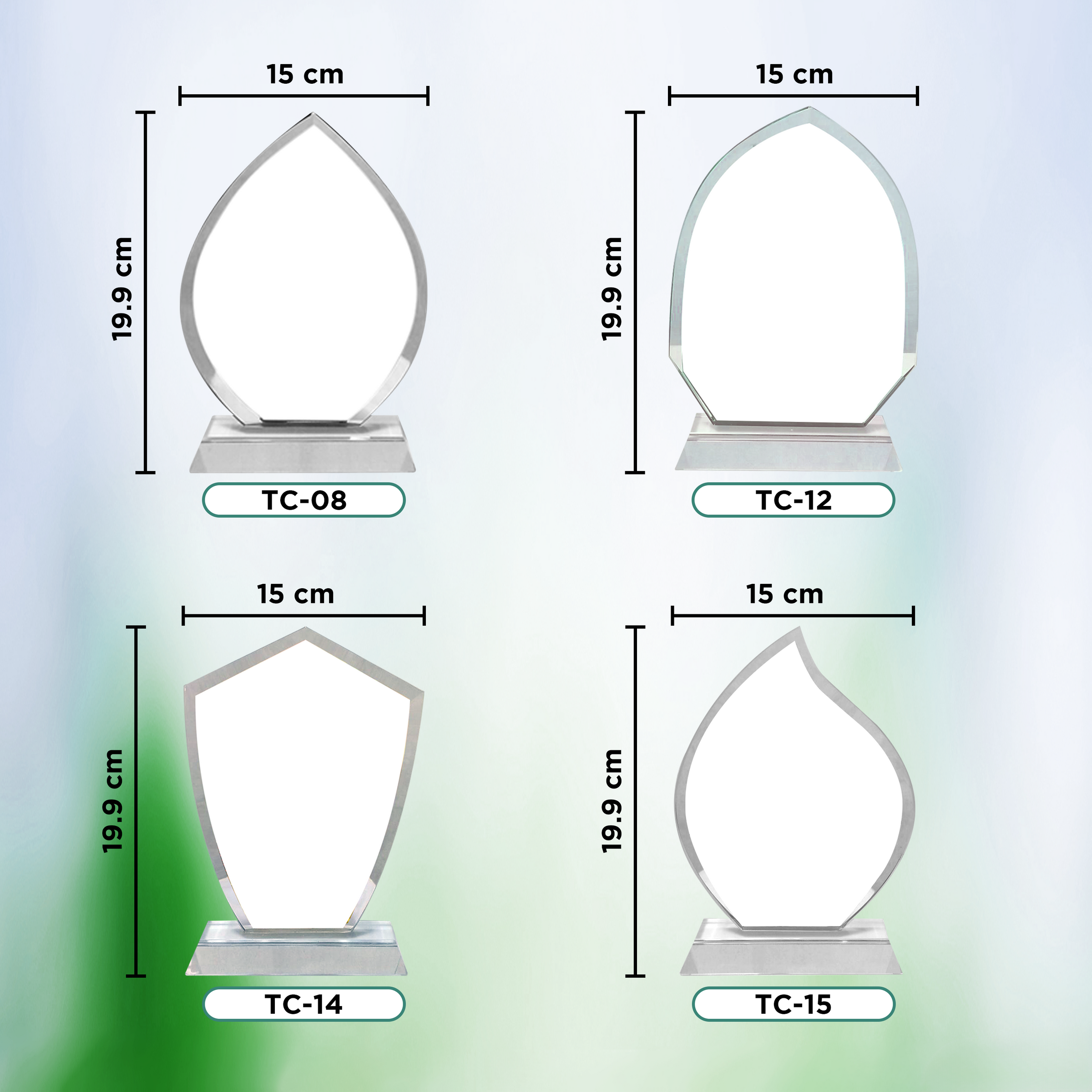 Sublimation Crystal Plaque