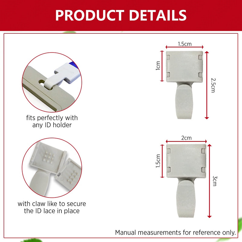 100pcs Id Hook For Lace Lanyard Making G-Hook Ordinary Plastic Trapezo