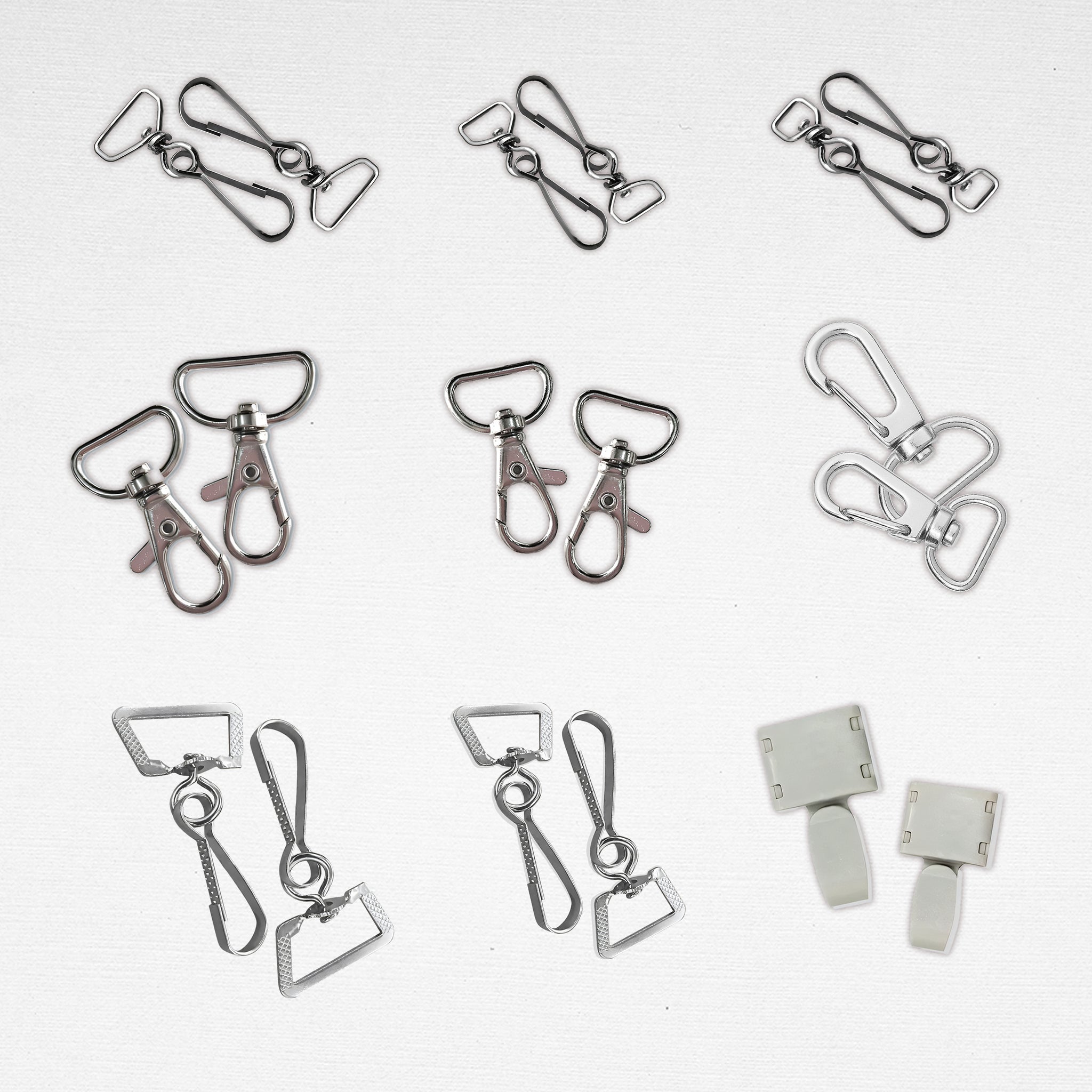 100pcs Id Hook For Lace Lanyard Making G-Hook Ordinary Plastic Trapezo