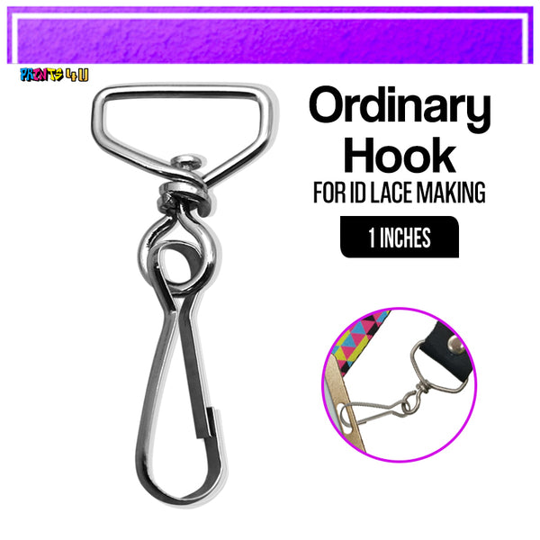 100pcs Id Hook For Lace Lanyard Making G-Hook Ordinary Plastic Trapezo