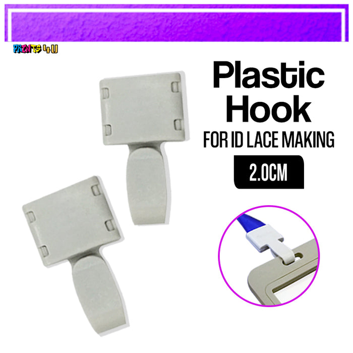 100pcs Id Hook For Lace Lanyard Making G-Hook Ordinary Plastic Trapezo