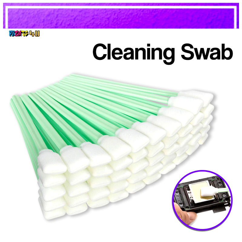 50pcs Sponge Head Cleaning Cleaner Swab For All Large Format And Inkje