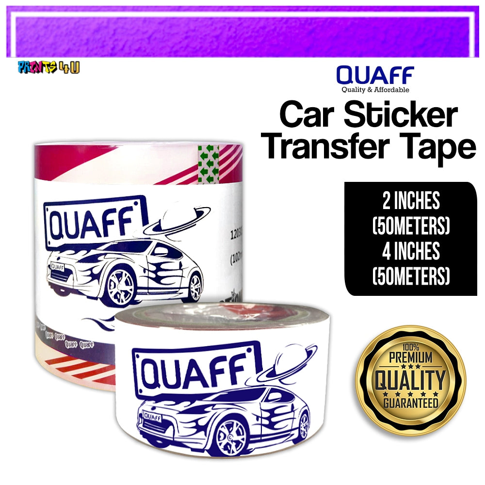 Quaff Transfer Tape for Decals and Cut-out Vinyl Stickers 50 meters 2